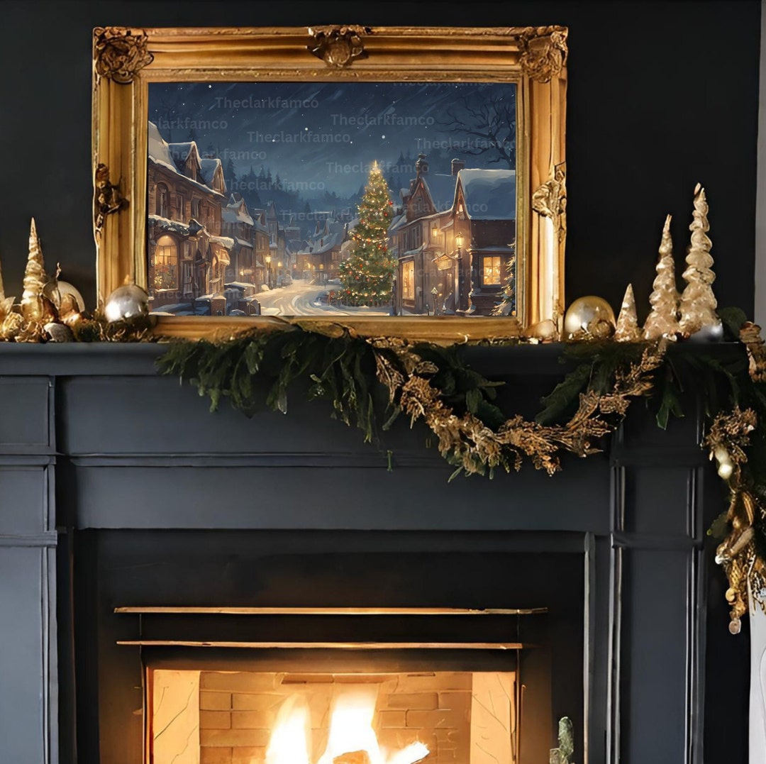 Printable Art- Night Before Christmas, Digital Christmas Art ...