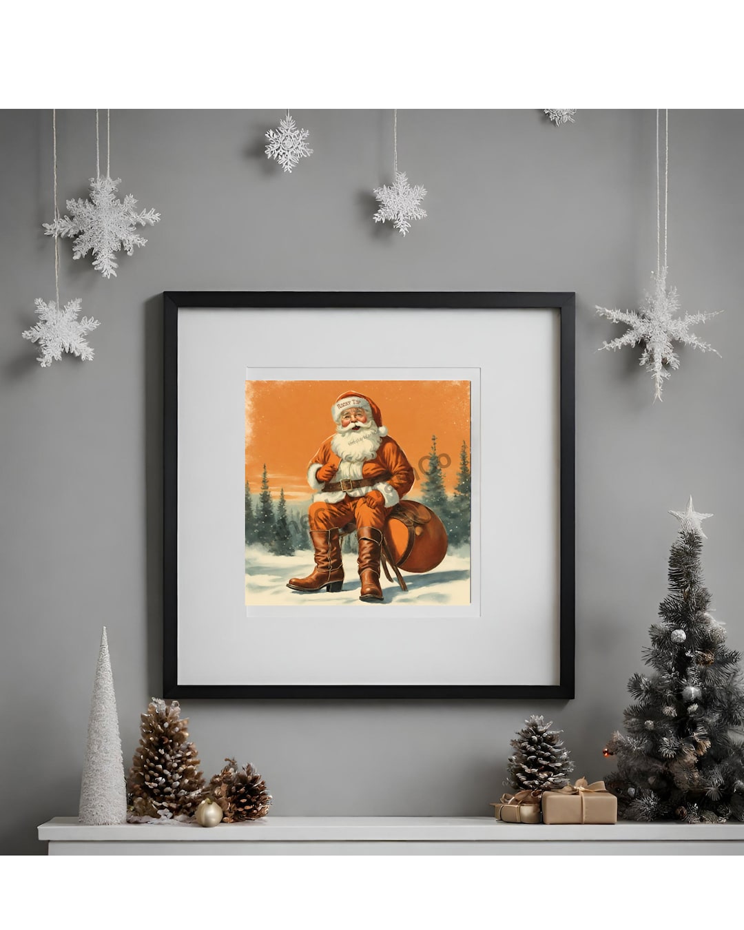 Tennessee Santa Druck Vintage Retro, orange Santa, Tennessee vols Santa ...