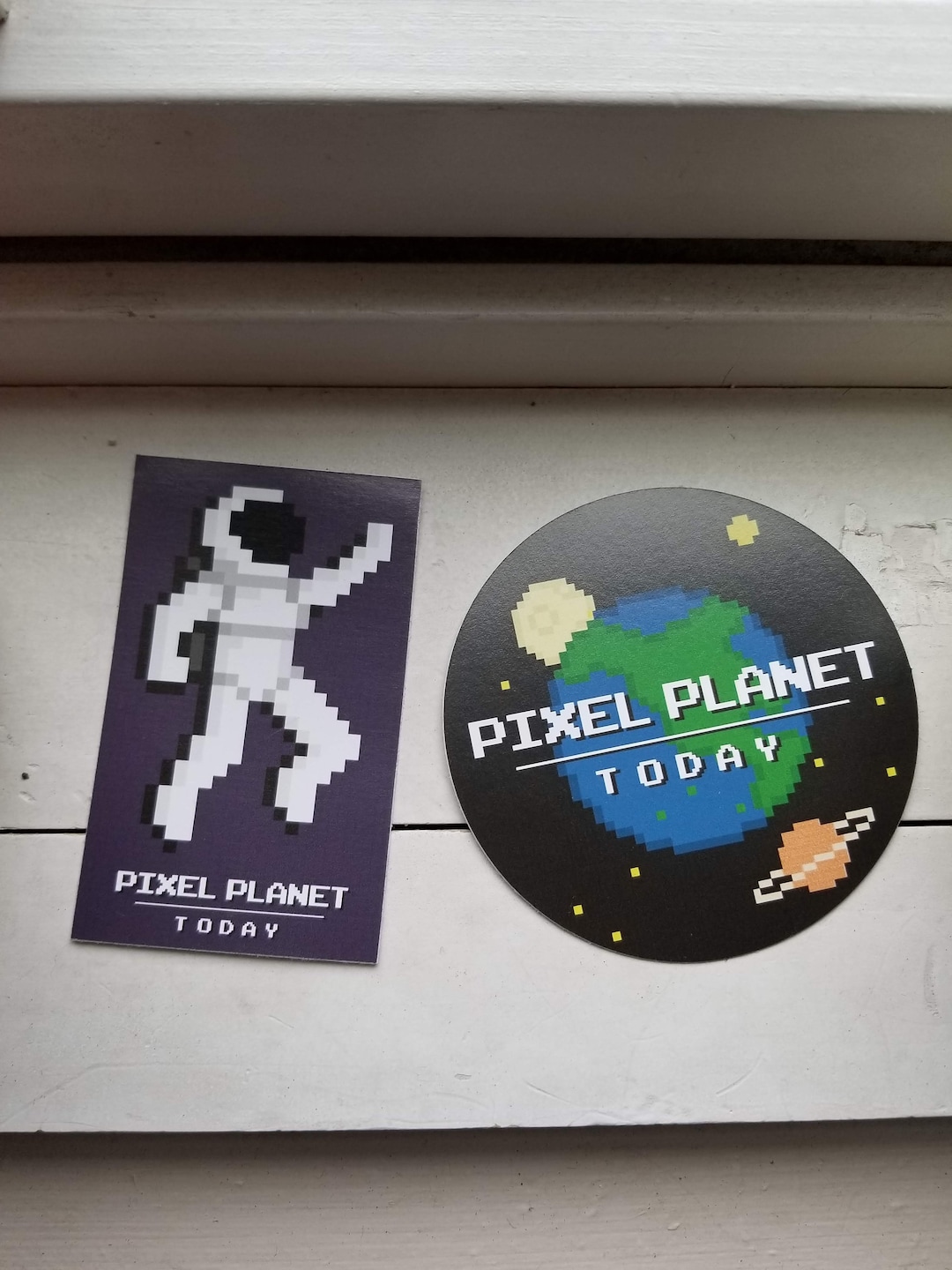 8bit Pixel Art Sticker Pack Pixel Planet Today Galaxy Logo & Astro the ...