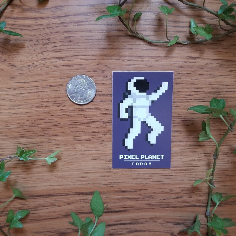 8bit Pixel Art Sticker Pack Pixel Planet Today Galaxy Logo & Astro the ...