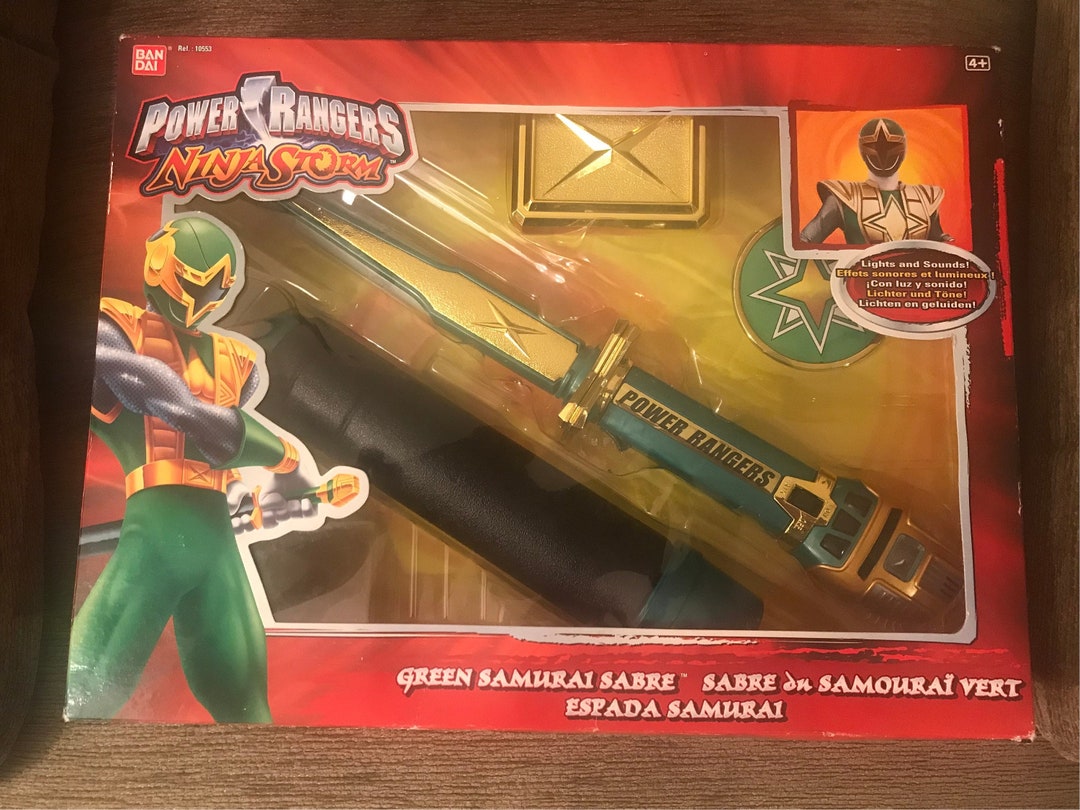 Power Rangers Ninja Storm Green Samurai Sabre - Etsy