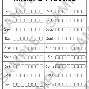 No-prep Speech Therapy Articulation Workbook for /S/ - Etsy