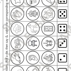 No-prep Speech Therapy Articulation Worksheets - Etsy