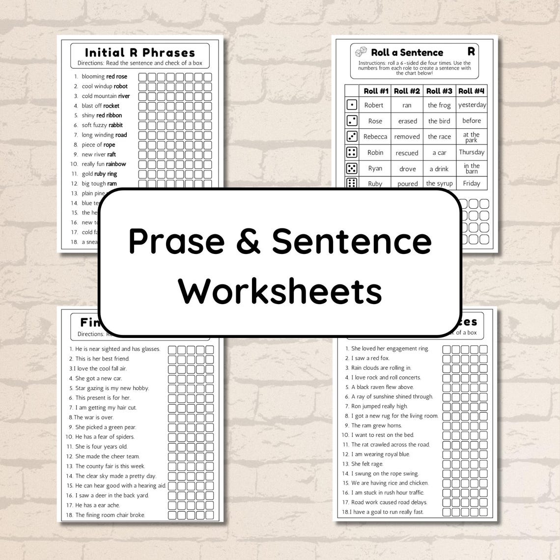 No-prep Speech Therapy Articulation Worksheets - Etsy
