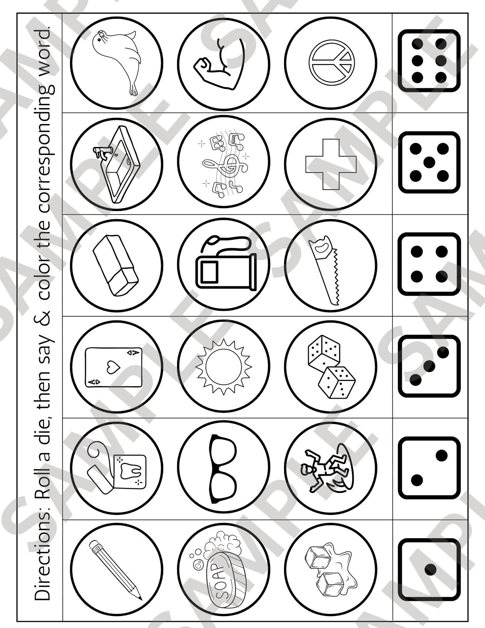 No-prep Speech Therapy Articulation Workbook for /S/ - Etsy