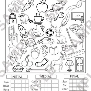 No-prep Speech Therapy Articulation Worksheets - Etsy