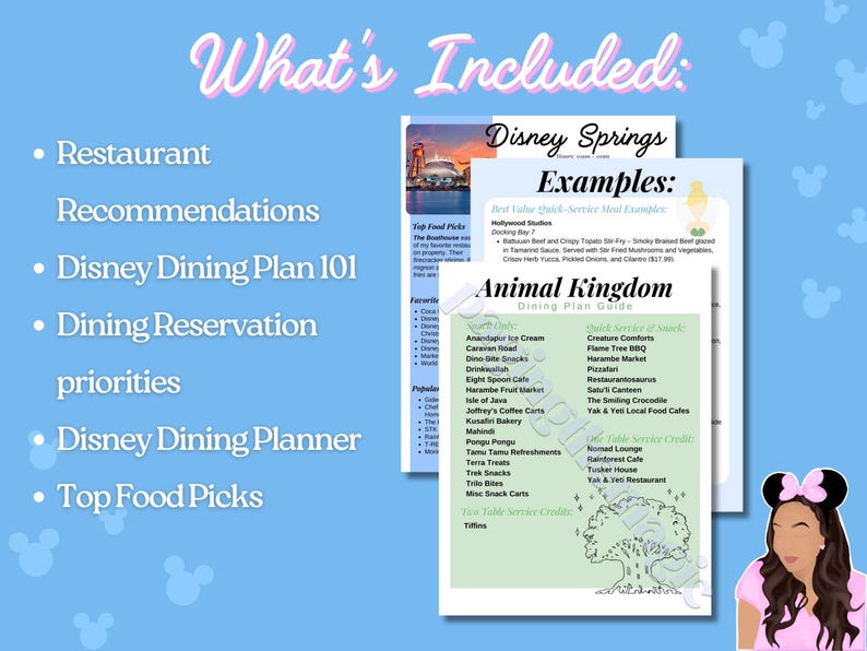 Disney Dining Guide - Disney Vacation Planning Made EASY | 2025 WDW ...