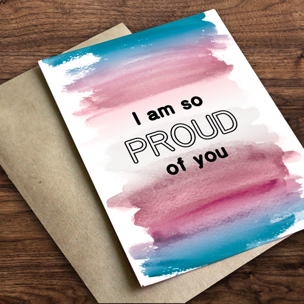 Trans Birthday Card - Etsy