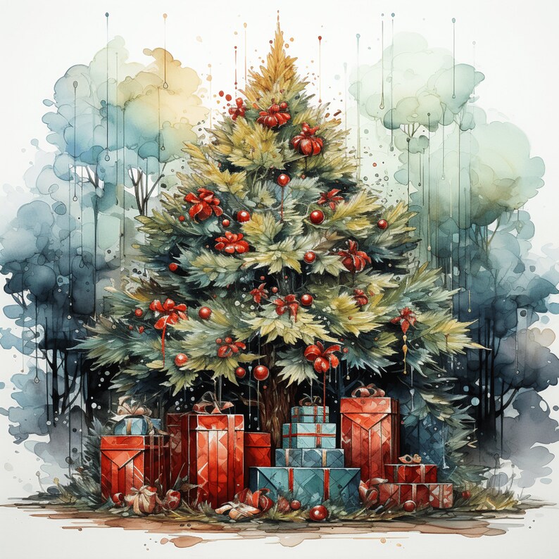 Digital Christmas-themed Printable Festive Holiday Decor Instant ...