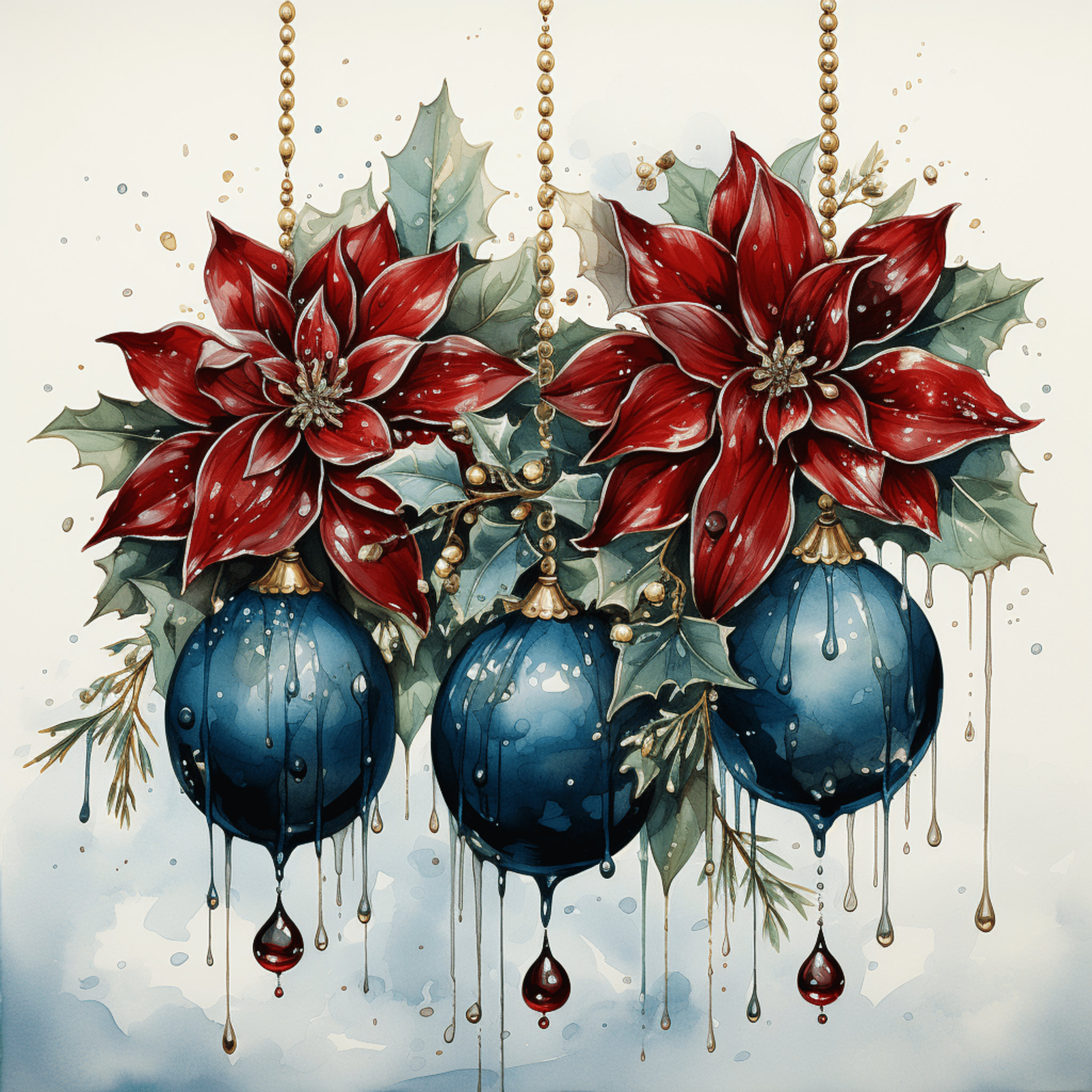 Digital Christmas-themed Printable Festive Holiday Decor Instant ...