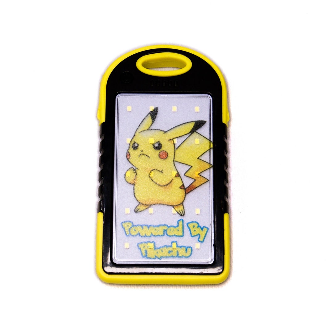 Pikachu Solar Keychain Powerbank 11,000 Mah Stoneleo - Etsy