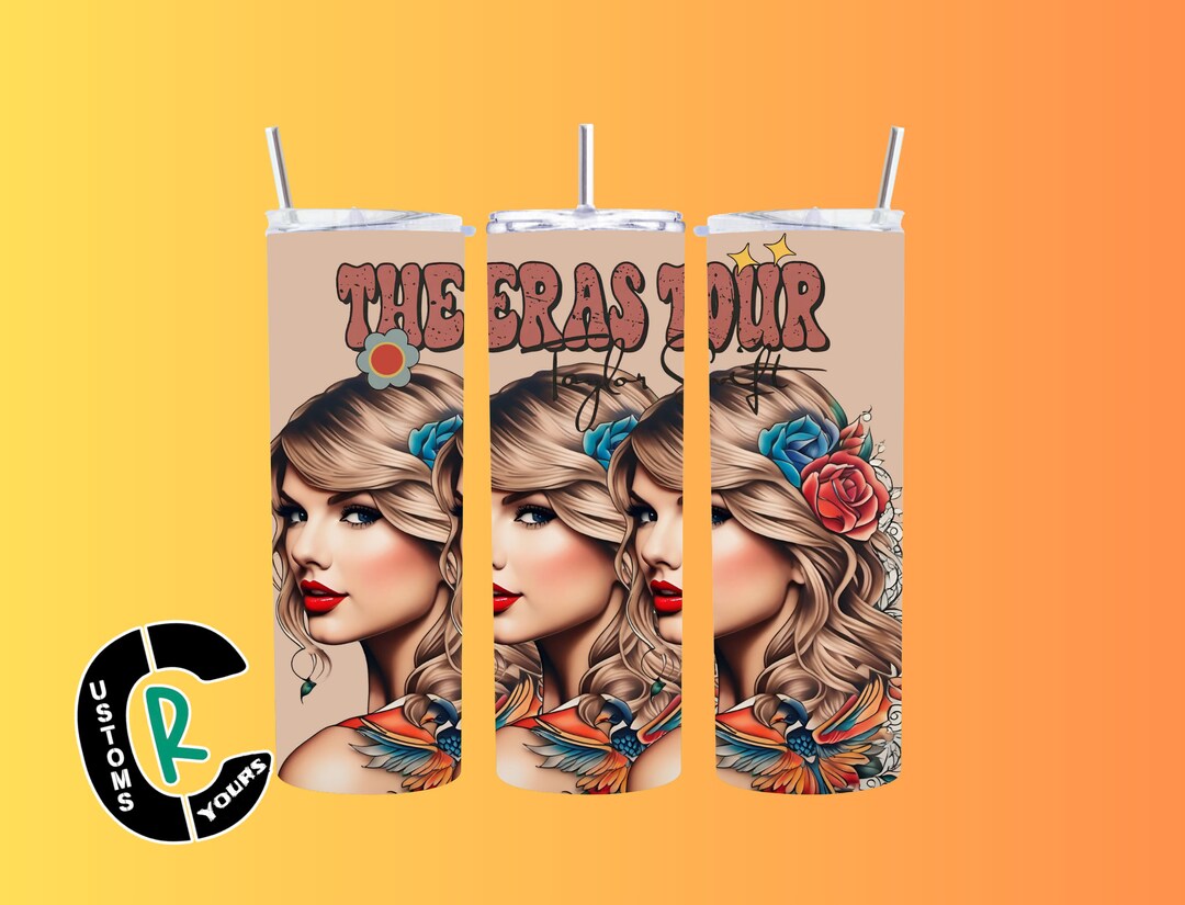 Tay Eras Swift 20 Oz Skinny Sublimation Tumbler I Gift I Hot or Cold ...