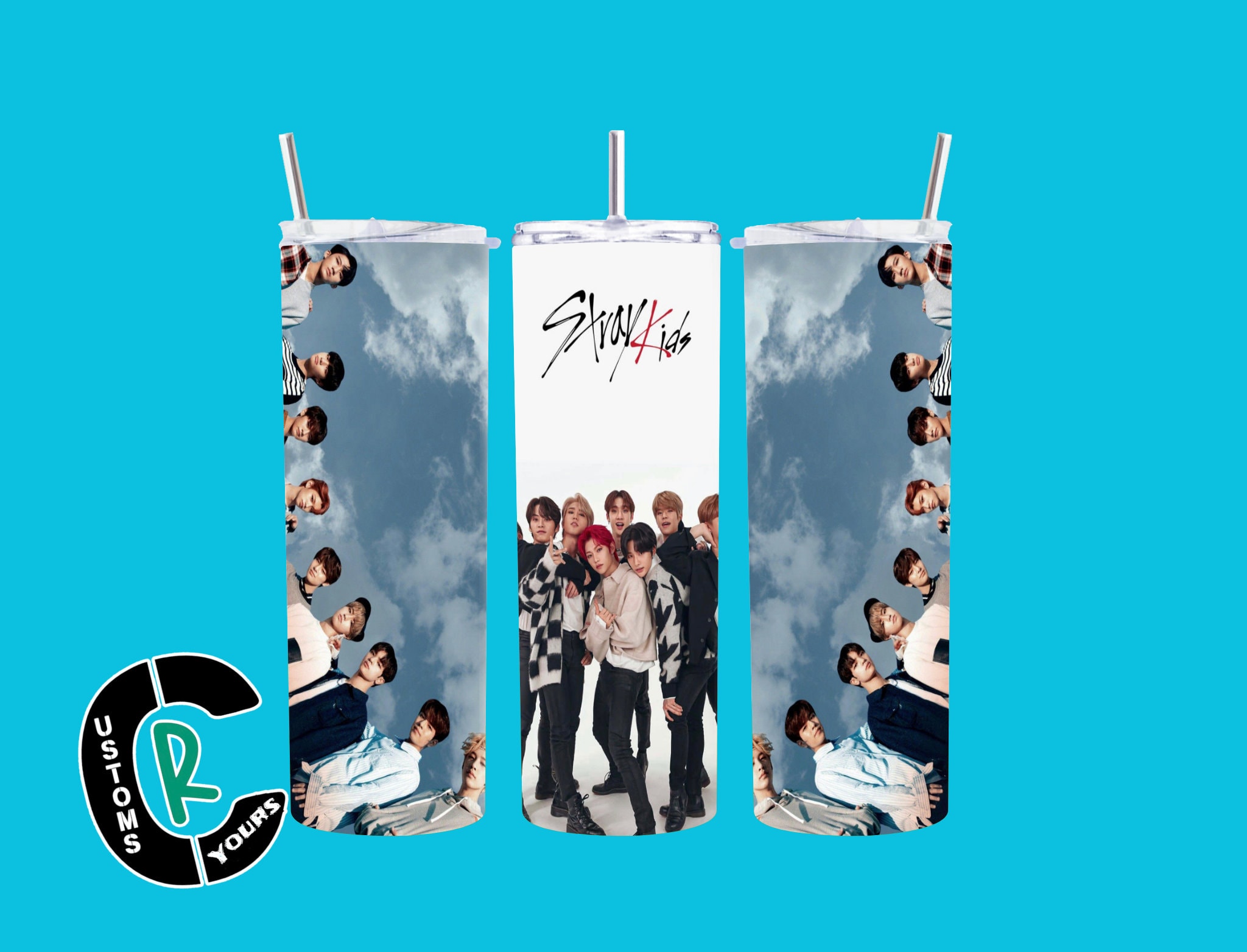 Stray Kids Inspired 20 Oz Sublimation Skinny Tumbler I Personalized ...