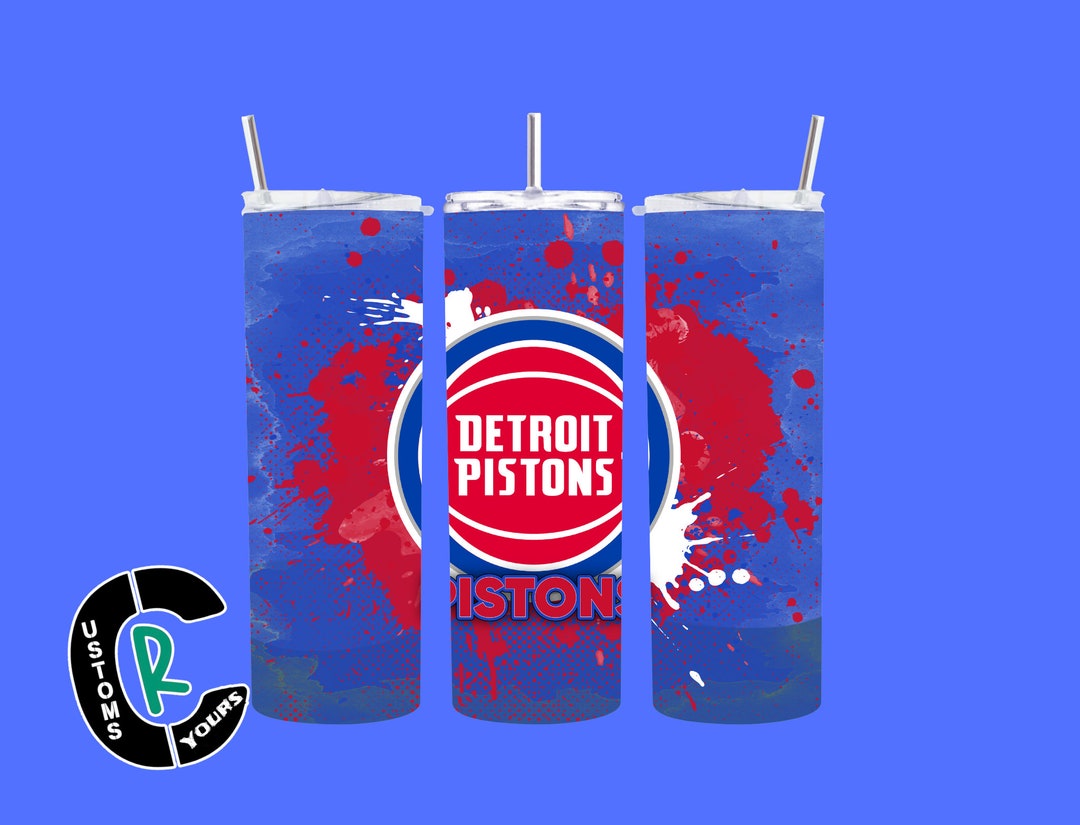 Detroit Pistons Blazers Inspired 20 Oz Tumbler I Stainless Steel ...