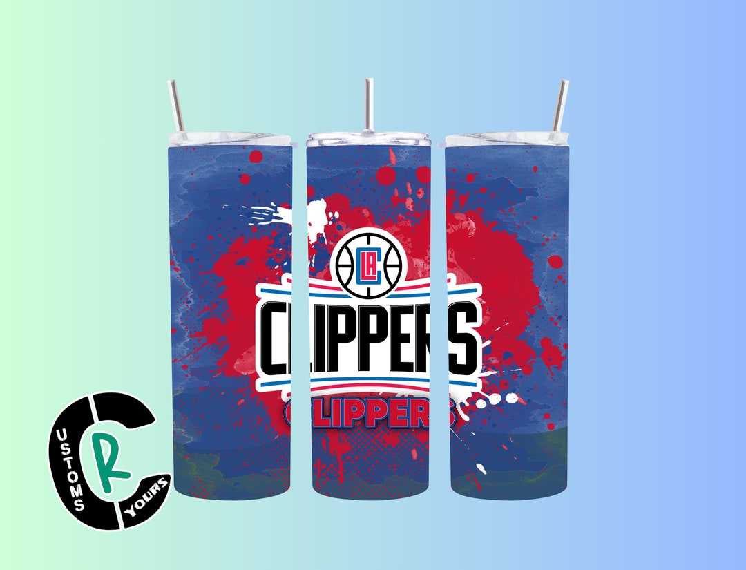 LA Clippers Inspired 20 Oz Tumbler I Stainless Steel Drinkware I for ...