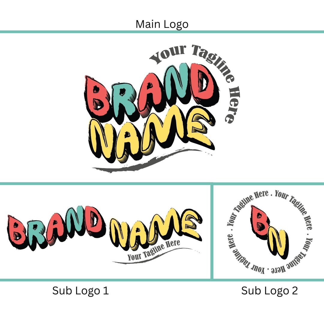 Custom Brand Logo Kit, Creative Logo Retro Logo, Clothing Logo Design ...