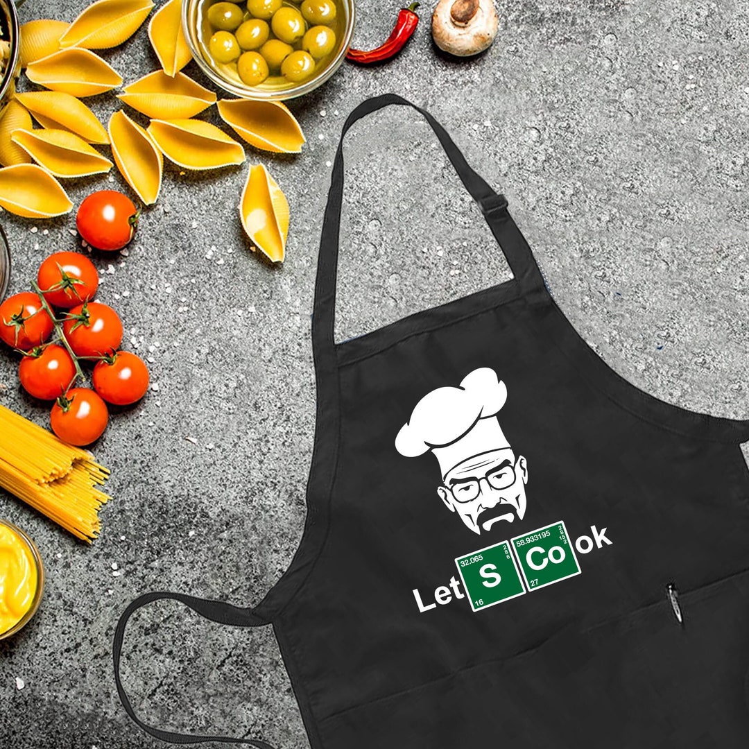 Let's Cook Apron for Men, BBQ Chef Gift - Etsy