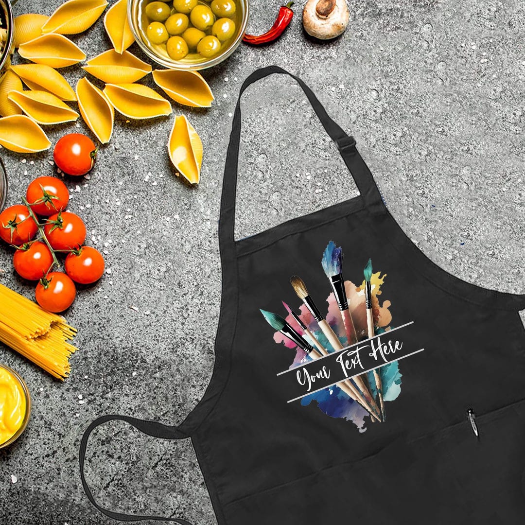 Personalized Art Apron With Pockets, Painting Adults and Kids Apron - Etsy