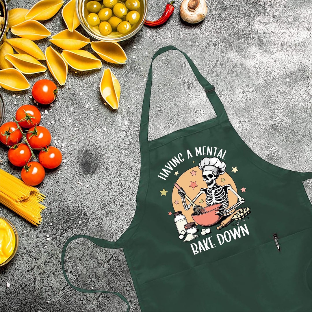 Skeleton Chef Apron: Funny Halloween Baking Gift - Etsy