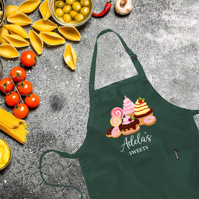Custom Baker Apron: Personalized Sweet Treats, Funny Gift - Etsy
