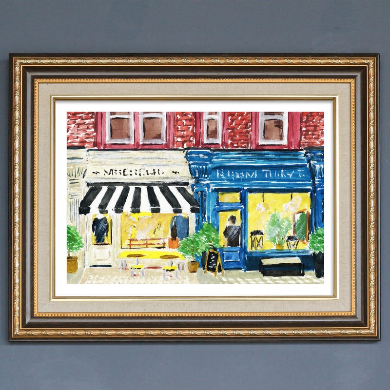 Coffee Shops London Wall - Etsy