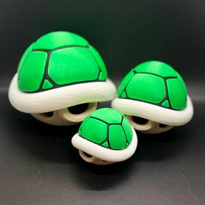 3D Printed Mario Shell – Green, Red, or Blue | 3 Sizes Available ...