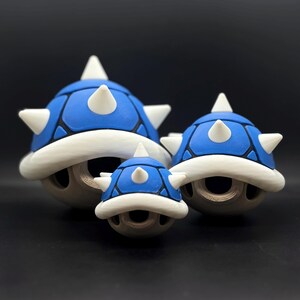 3D Printed Mario Shell – Green, Red, or Blue | 3 Sizes Available ...