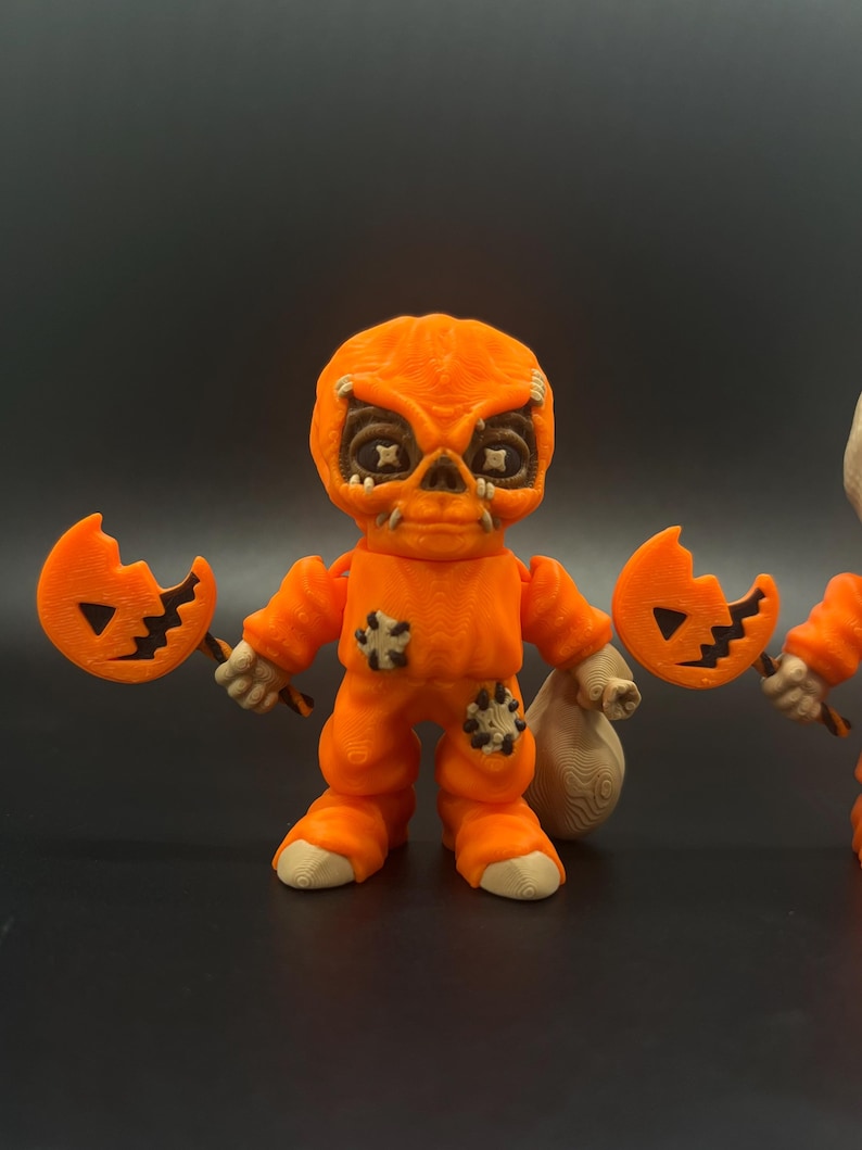 3D Printed Sam Figurine: Trick 'r Treat Collectible With Lollipop - Etsy