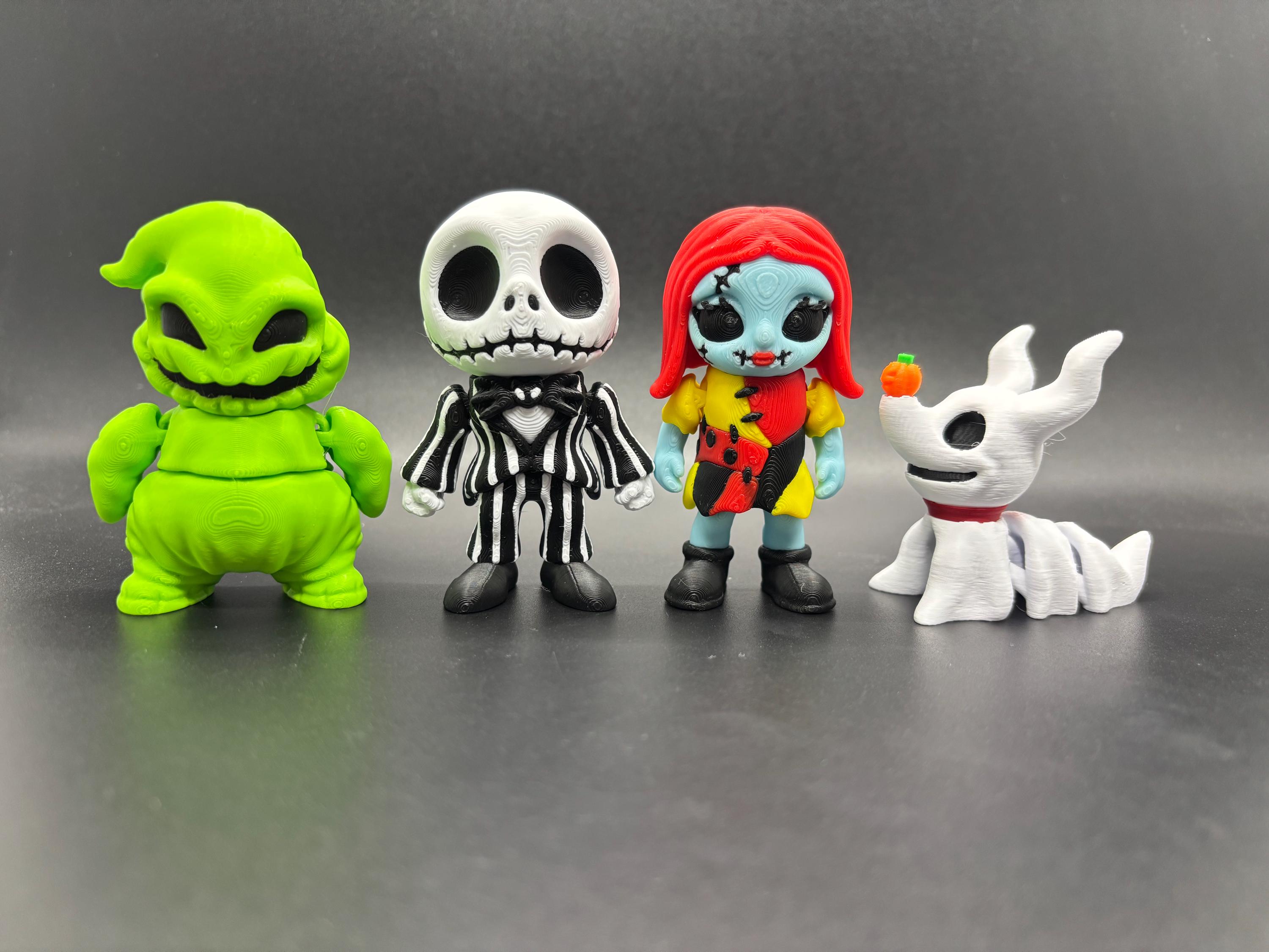 Articulating Oogie Boogie – 3D Printed Figure | Multiple Sizes & Glow ...