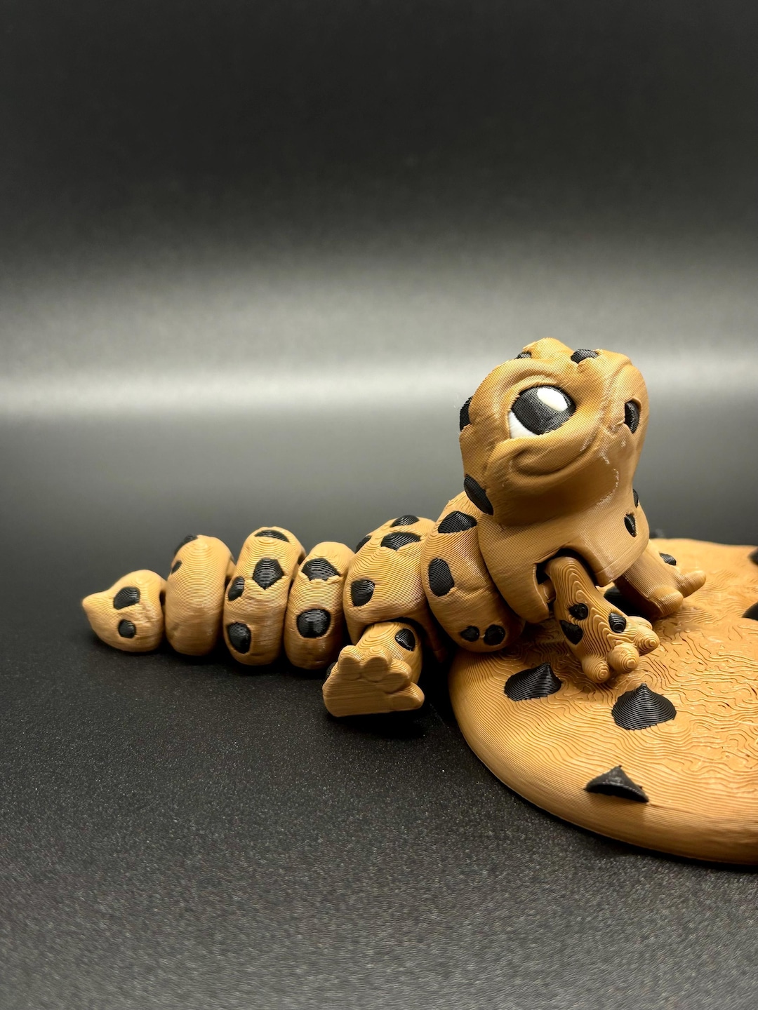 Chocolate Chip Cookie Gecko - Laying or Standing - 3D Printed Lizard ...