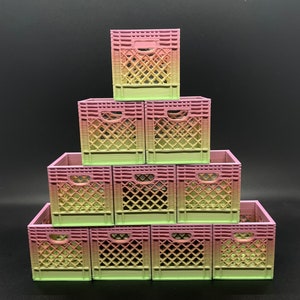 Mini Crate / Mini Brands / Storage / Organizer / Desk Storage / Office ...