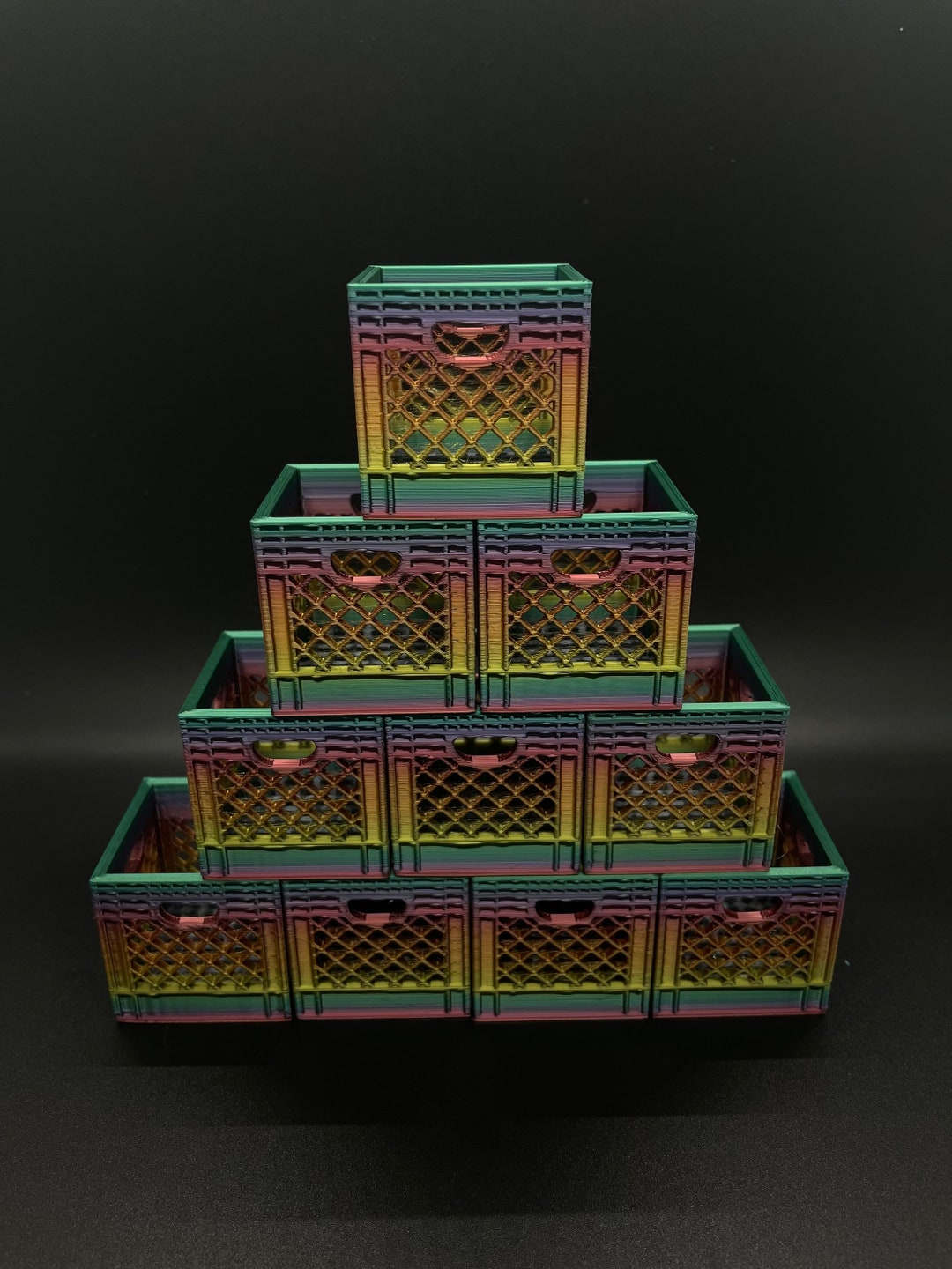 Mini Crate / Mini Brands / Storage / Organizer / Desk Storage / Office ...