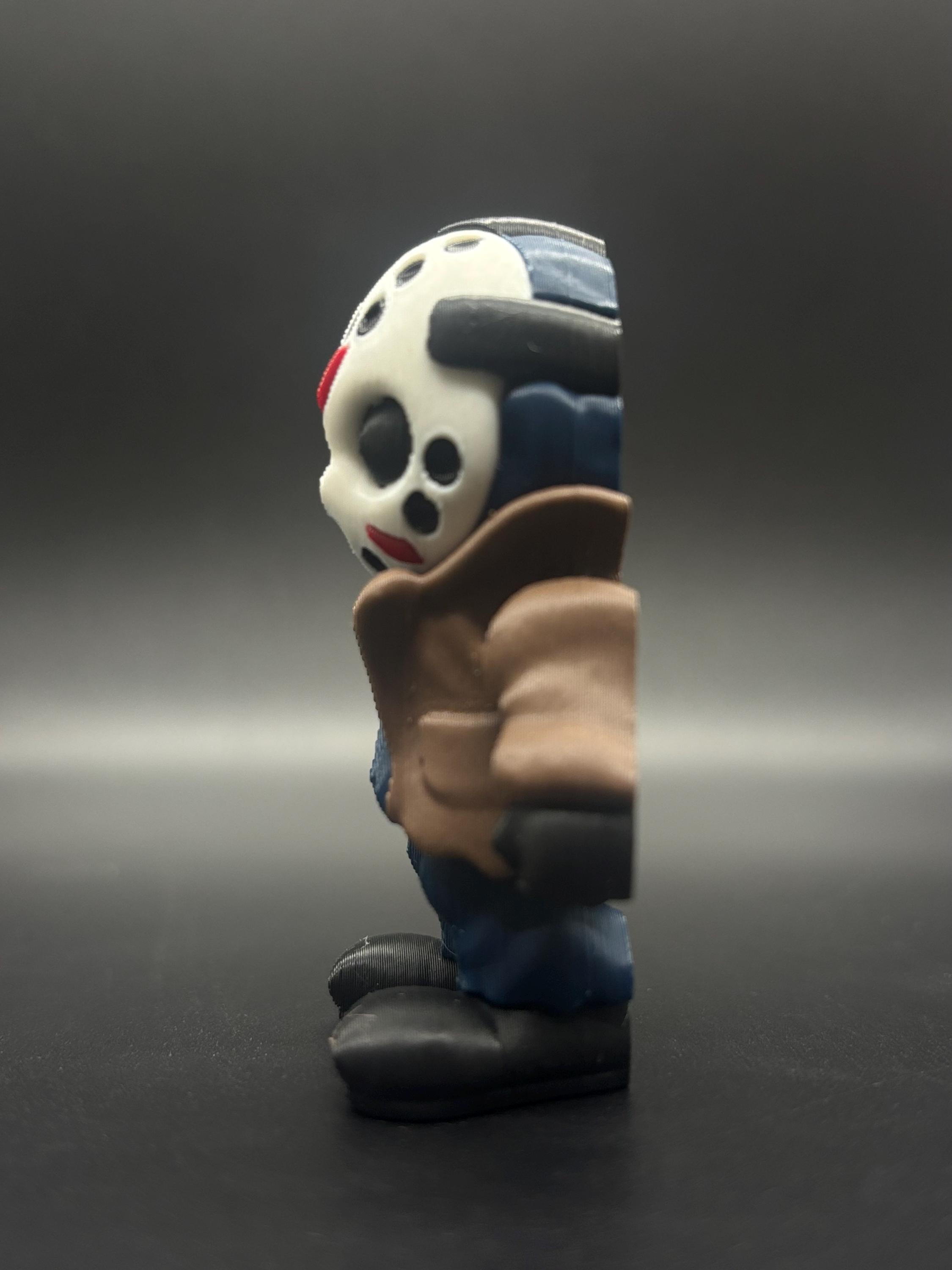 Flexi Jason Voorhees – 3D Printed Horror Figure – Articulating Slasher ...