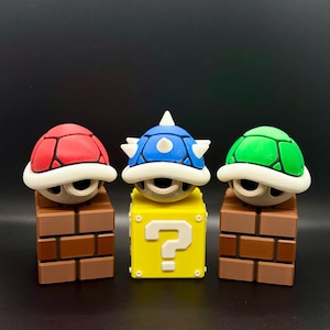 3D Printed Mario Shell – Green, Red, or Blue | 3 Sizes Available ...
