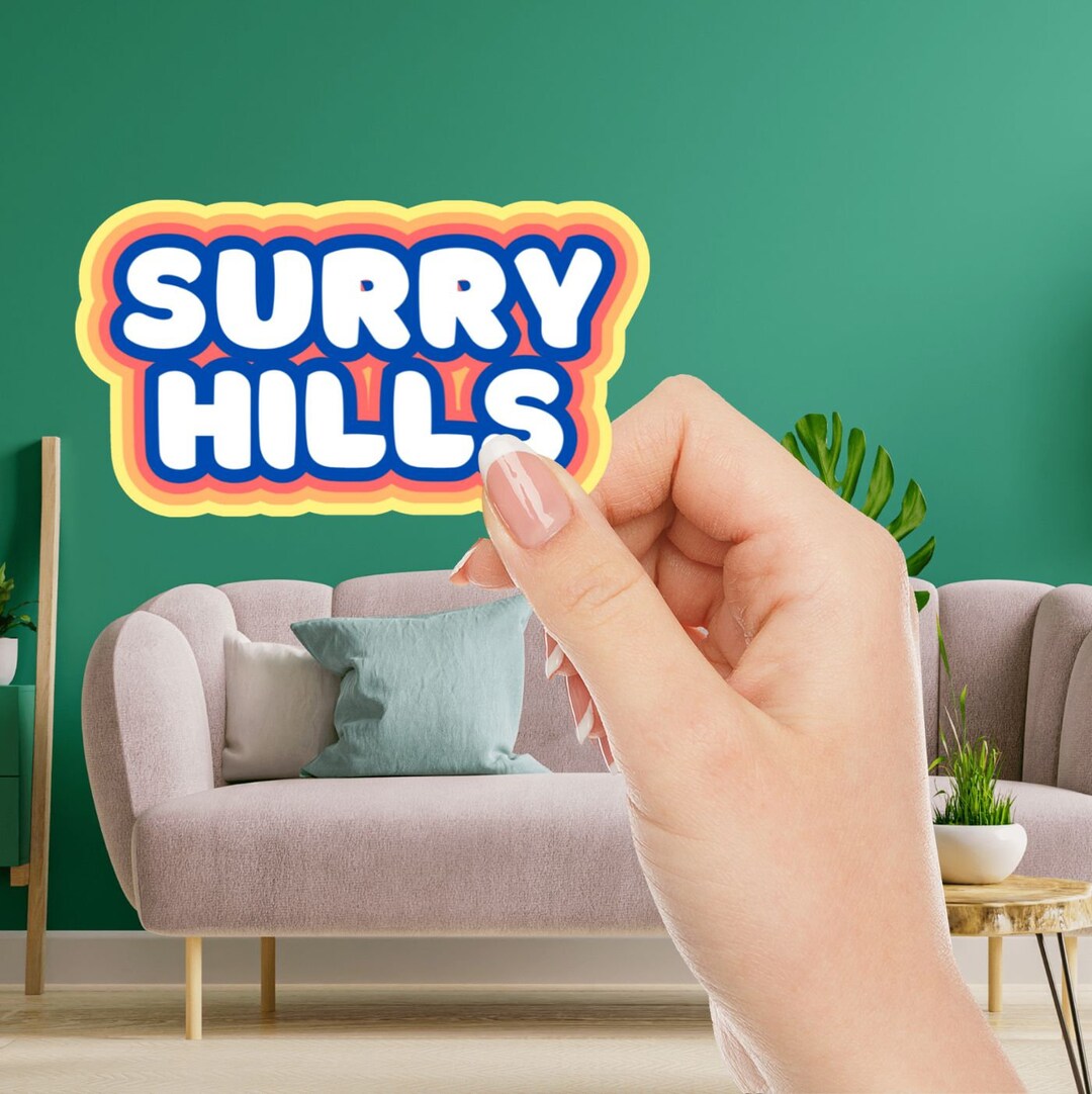 Surry Hills Sticker, Suburb Sticker, Car Sticker, Laptop Sticker, Gift ...