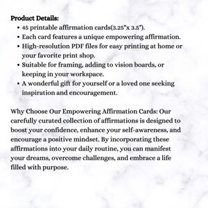 Printable Affirmation Cards Bundle Positivity, and Motivation Digital ...