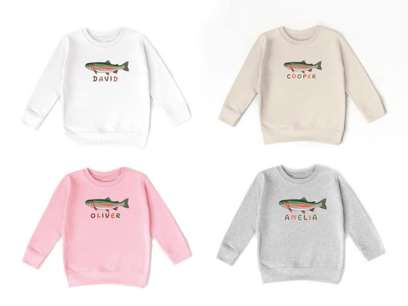 Custom Fish Shirt Gift | Personalized Fishing Shirt for Kids | Cute ...