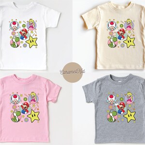 Kids Super Mario Shirt, Super Mario Birthday Shirt, Mario Youth ...