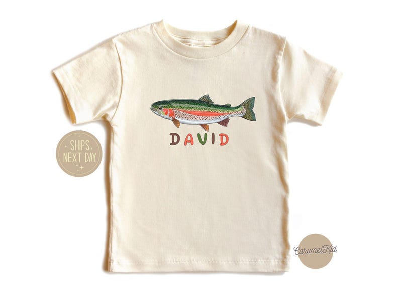 Custom Fish Shirt Gift | Personalized Fishing Shirt for Kids | Cute ...
