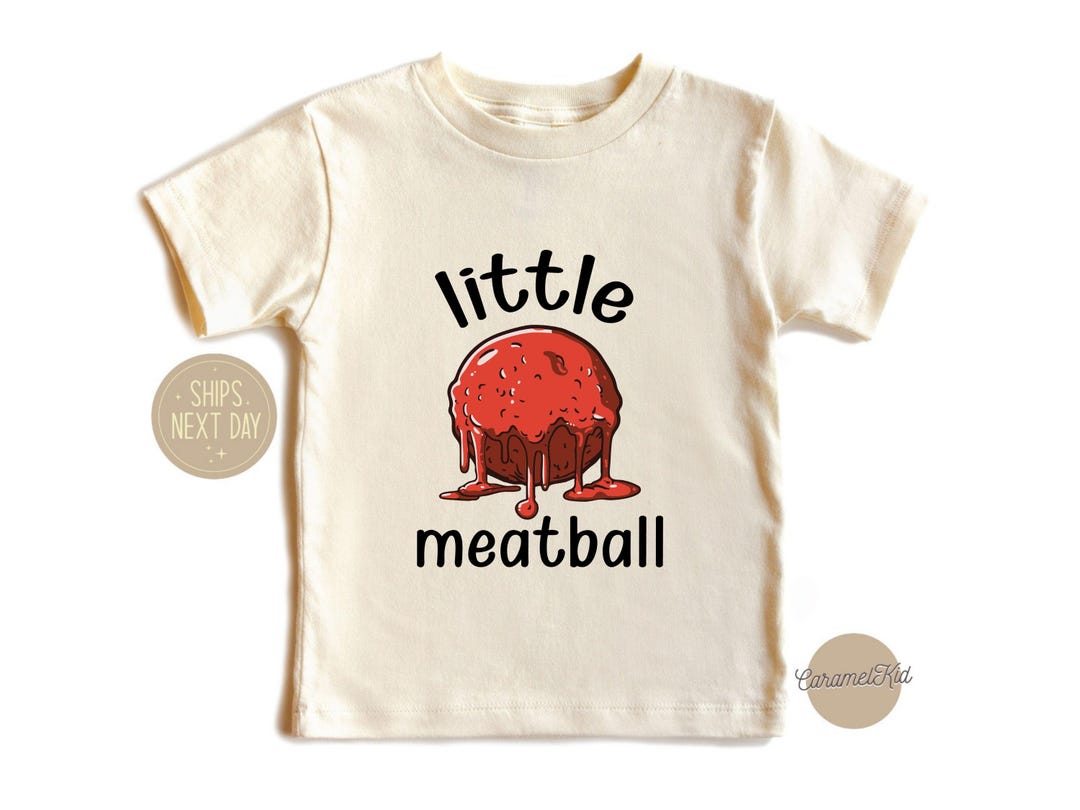 Little Meatball Baby Onesie® Funny Italian Food Pun Baby Onesie®s Cute ...
