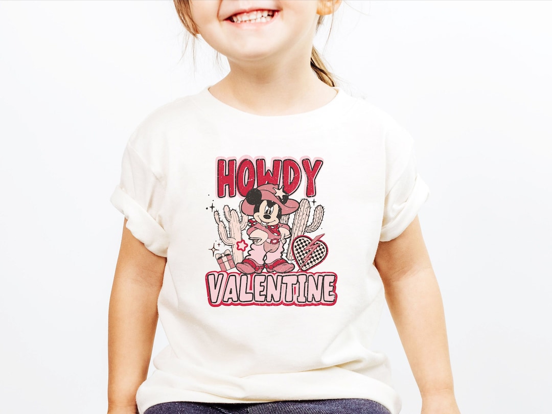 Cowboy Mickey Mouse Baby Onesie®, Howdy Valentine Toddler Shirt, Disney ...