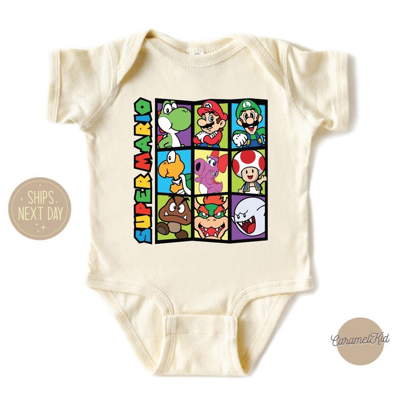 Super Mario T Shirt Baby - Etsy