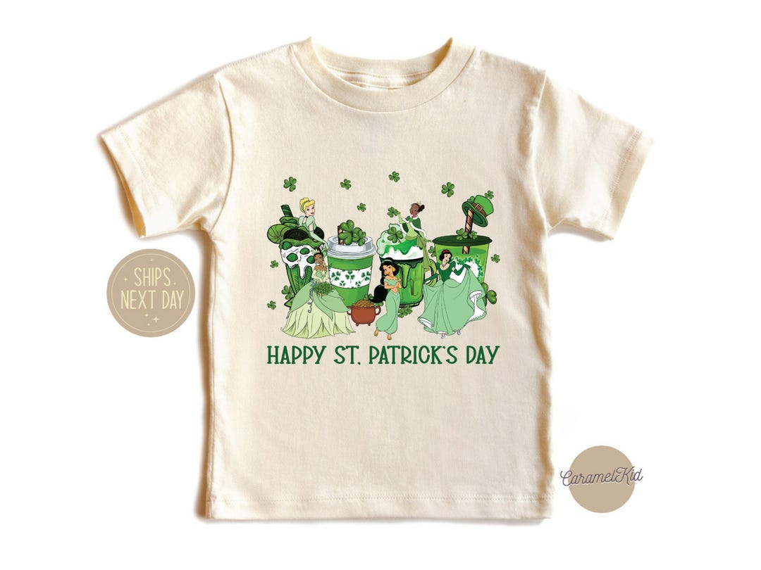 Disney Princess Coffee St. Patrick's Day Shirt, Princess St Paddys ...