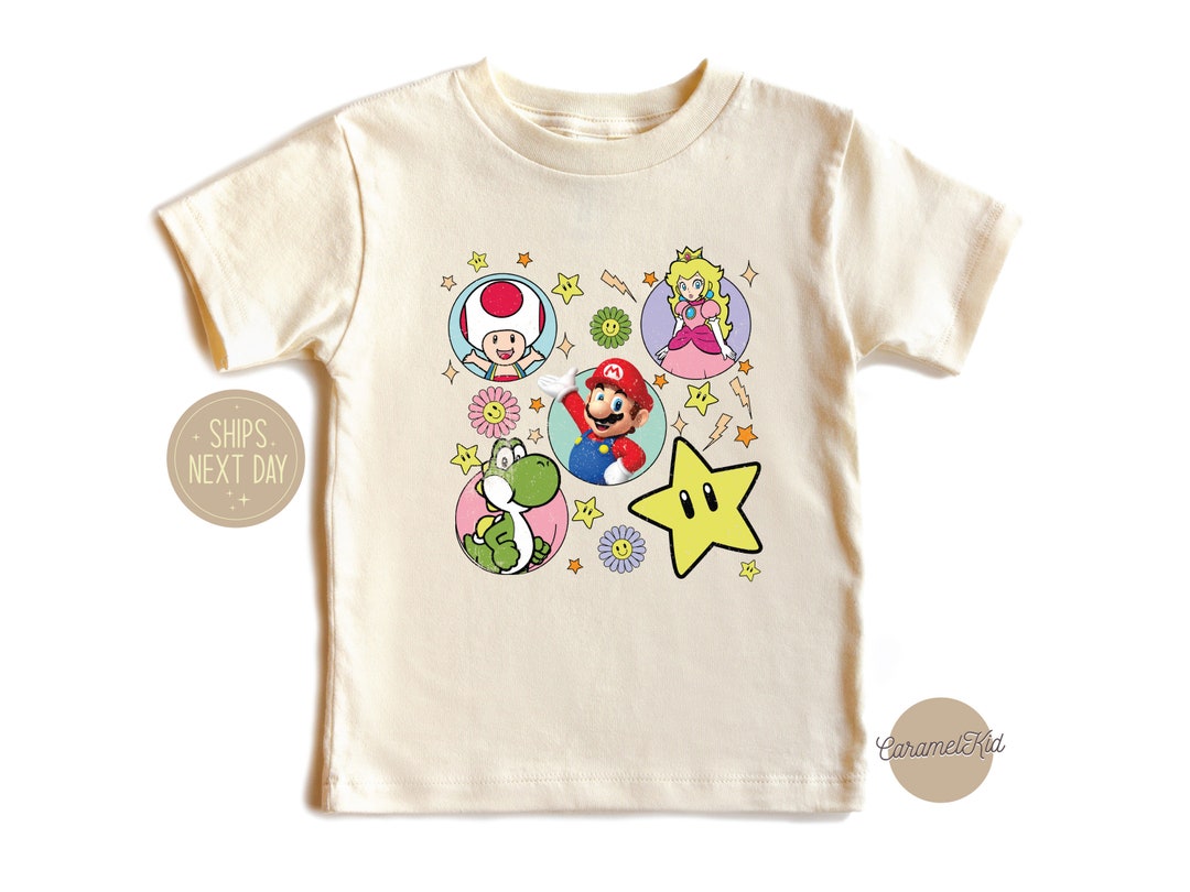 Kids Super Mario Shirt, Super Mario Birthday Shirt, Mario Youth ...
