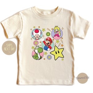 Kids Super Mario Shirt, Super Mario Birthday Shirt, Mario Youth ...