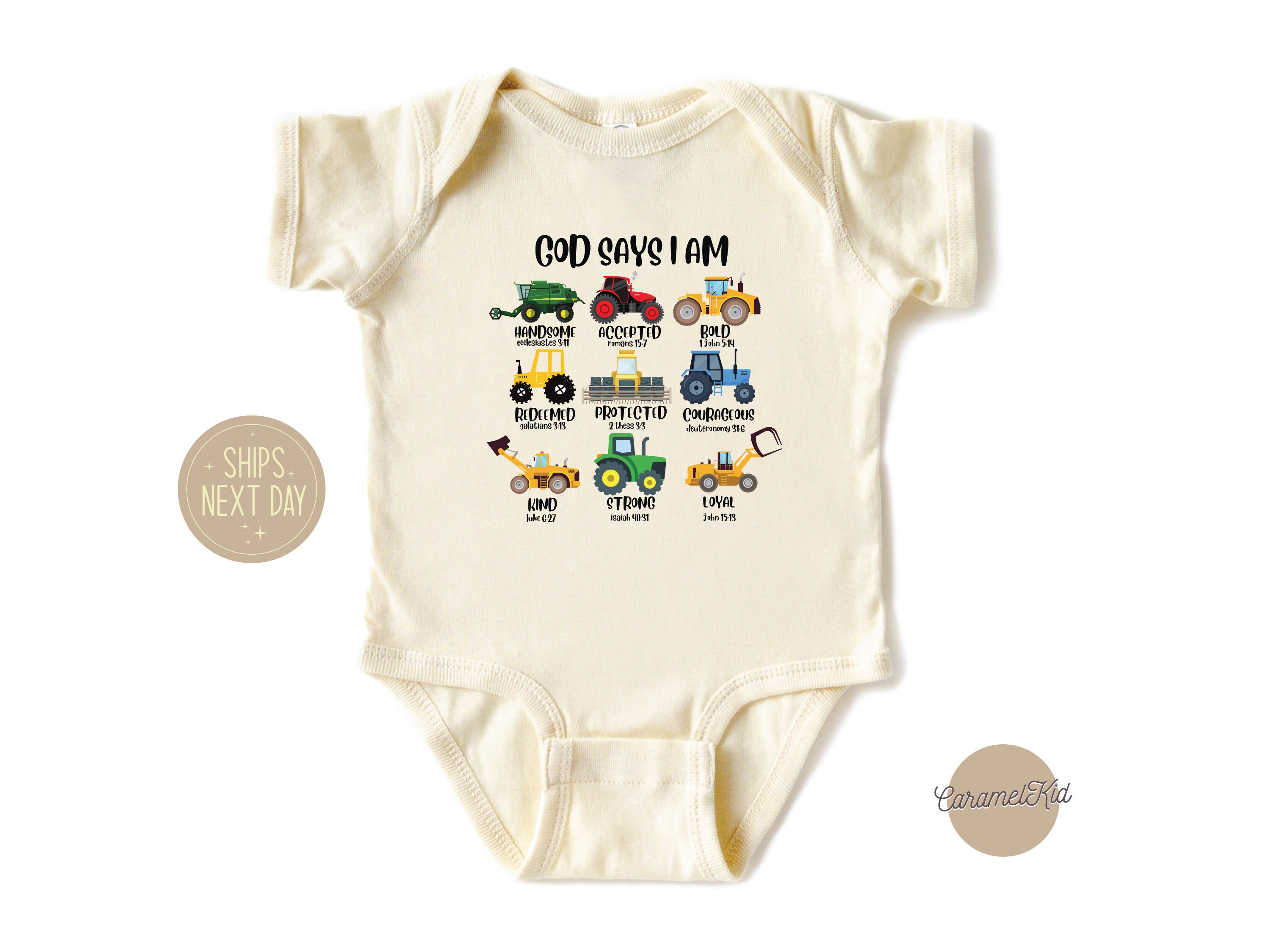 God Says I Am Construction Machines Shirt, Daily Affirmations Shirt ...