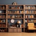 Cozy Library Home Office Zoom Background | Virtual Background for Zoom ...