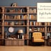 Cozy Library Home Office Zoom Background | Virtual Background for Zoom ...