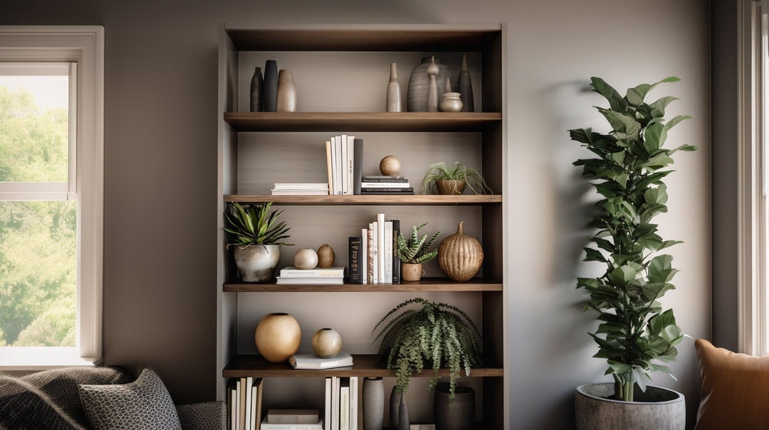 Modern Home Bookcase Zoom Background | Virtual Background for Zoom ...