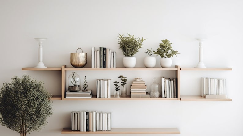 Minimalist White Shelving Zoom Background | Virtual Background for Zoom ...